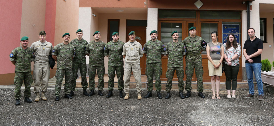 European Union Force in BiH - COMEUFOR visits to Novo Sarajevo and Visegrad